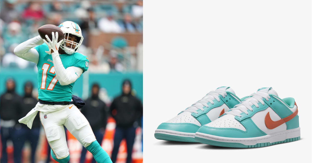 The Nike Dunk Low 'Miami Dolphins' Releases This Week - Sports ...