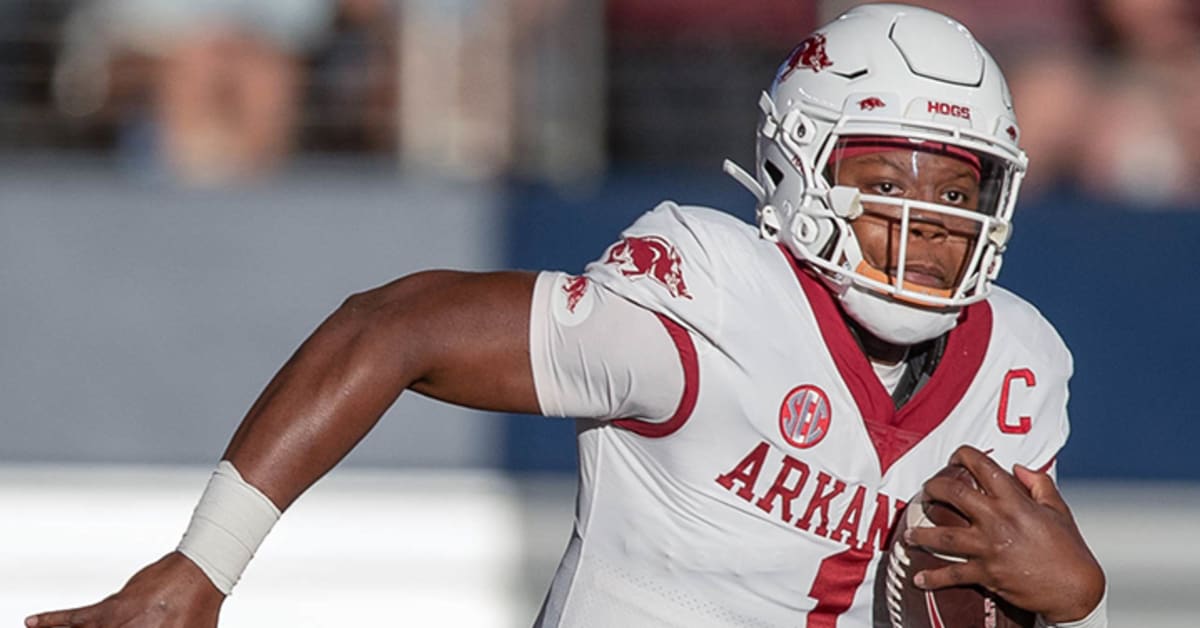 Arkansas Quarterback KJ Jefferson Has Left the Yard - Sports ...