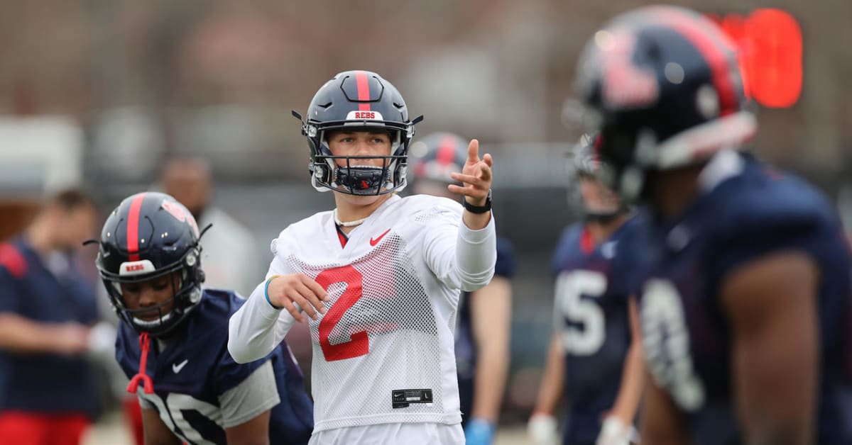 Ole Miss Rebels QB Jaxson Dart Talks Transferring to SEC, Growth ...