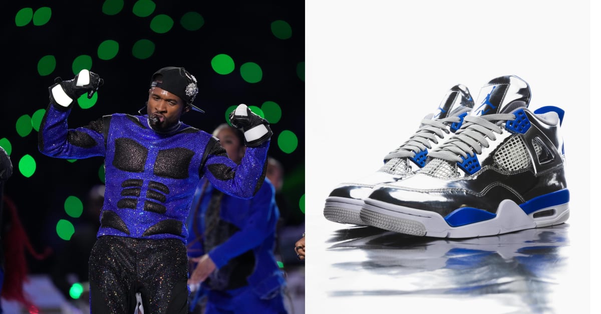How Usher's Air Jordans Were Saved for the Super Bowl Halftime Show ...