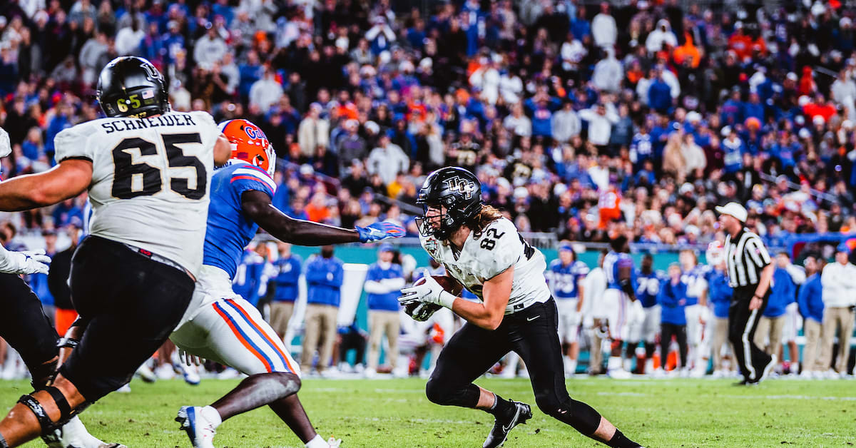 UCF Knights Tight Ends Alec Holler and Kemore Gamble Help UCF ...