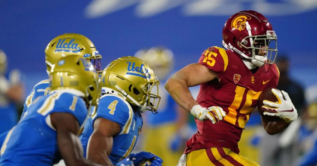 USC Wide Receiver Drake London Visits Washington Commanders - Sports ...
