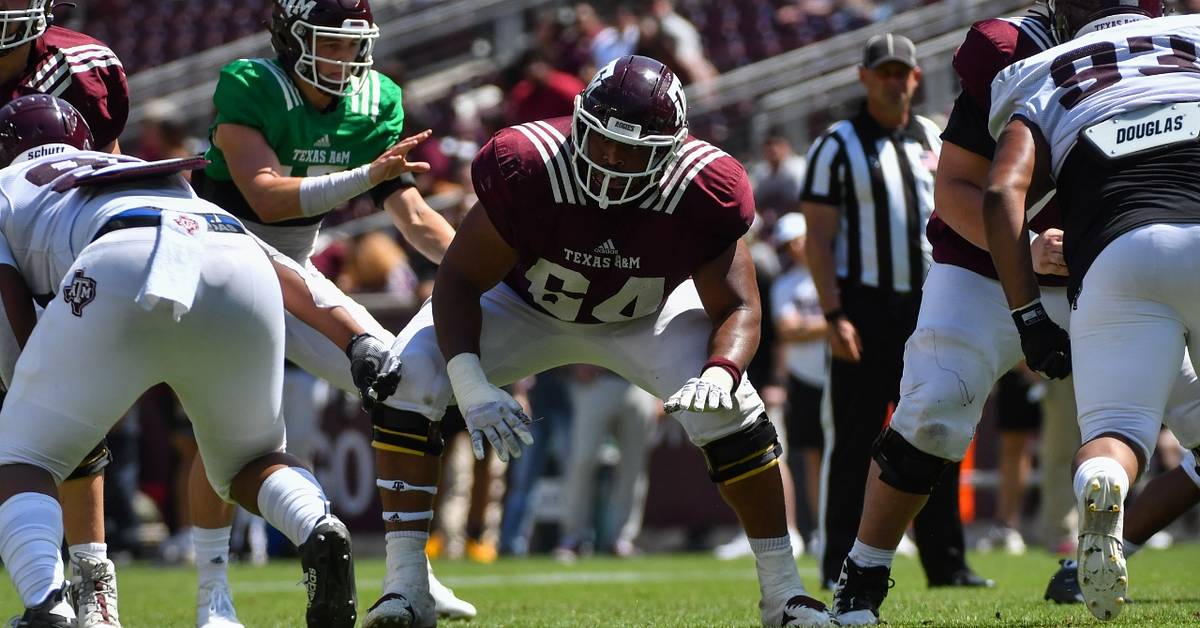 Texas A&M Aggies OL Layden Robinson Says Starting QB Weigman is Step in ...