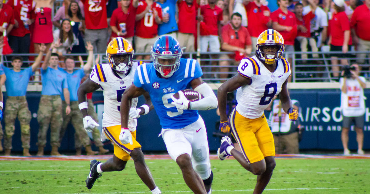 Ole Miss Rebels WR Tre Harris Announces Intent To Return For 2024 ...