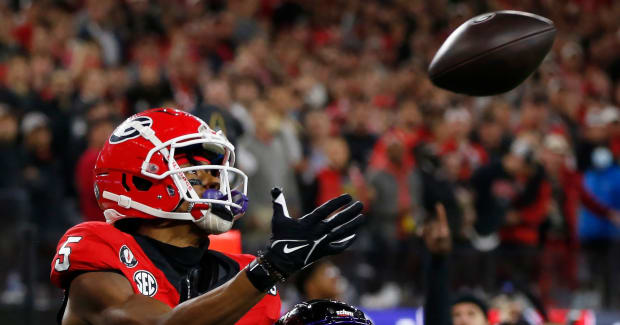 Georgia Bulldogs National Champion Transfer WR Adonai AD Mitchell ...