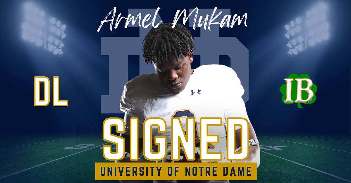 Notre Dame Signs Defensive Lineman Armel Mukam - Sports Illustrated ...