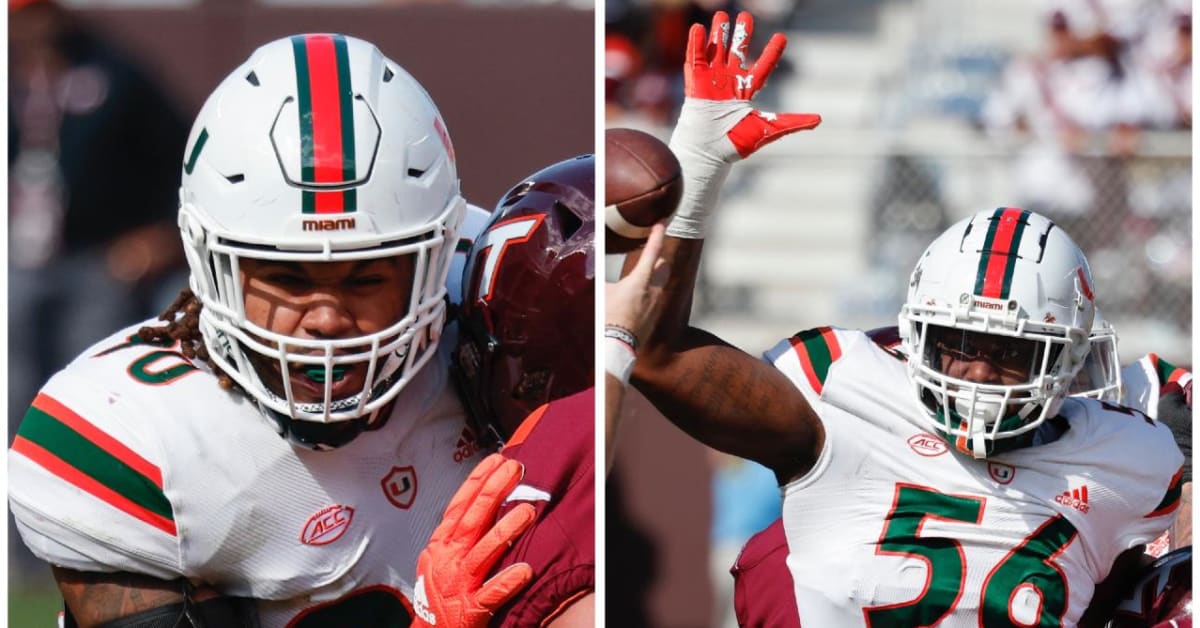 Two Miami Hurricanes Defensive Linemen Make Pro Football Focus Top 10 ...