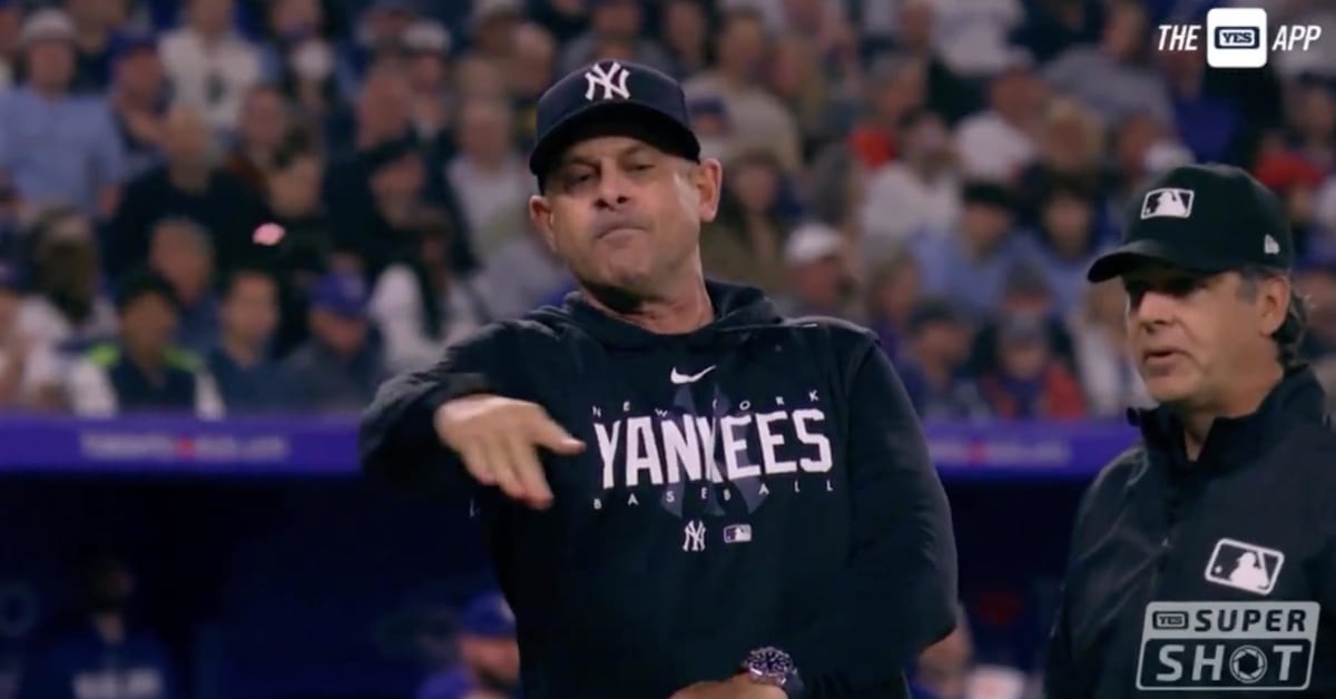 Yankees: Aaron Boone Celebrated His Ejection By Absolutely Launching ...