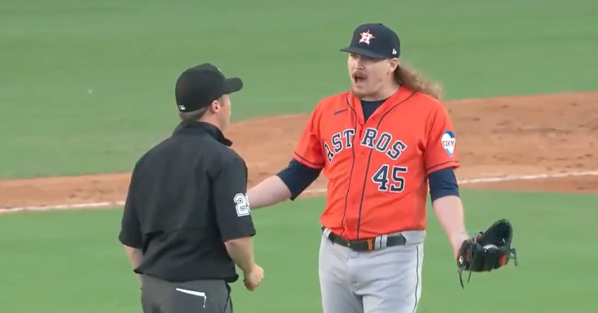 Astros’ Ryne Stanek Went Ballistic on an Umpire After Controversial ...