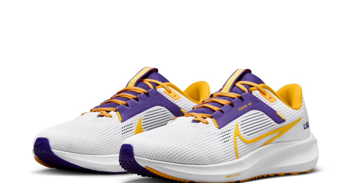 LSU Tigers Nike Zoom Pegasus 40, how to buy - FanNation | A part of the ...