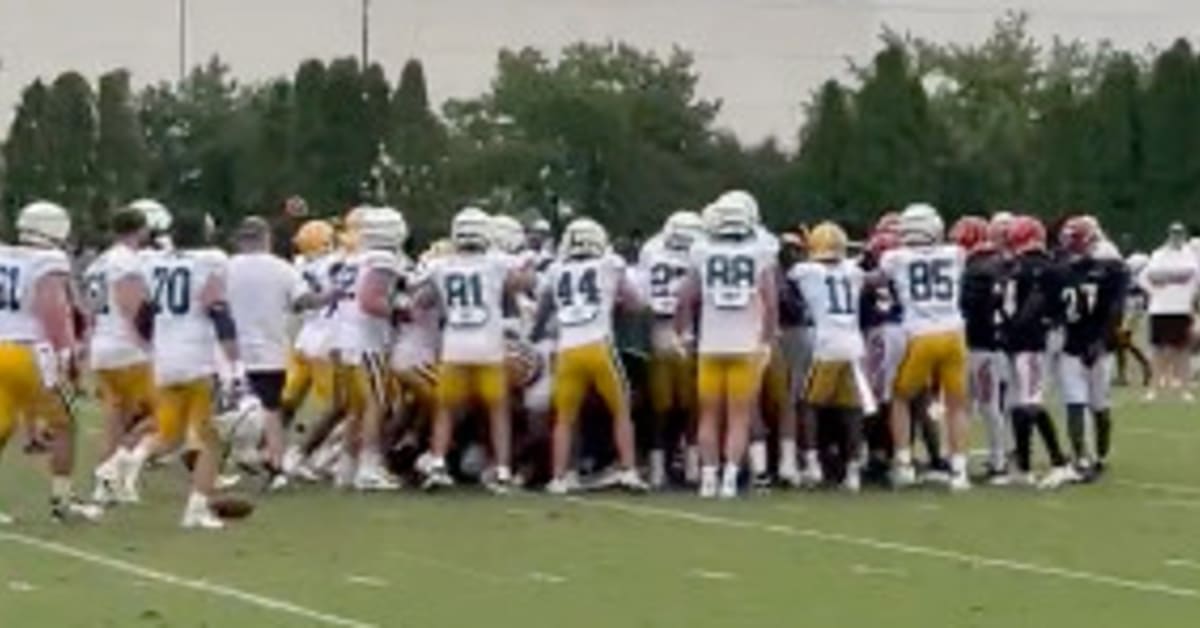 NFL Training Camp Fight: Video Surfaces of Heated Bengals-Packers Brawl ...