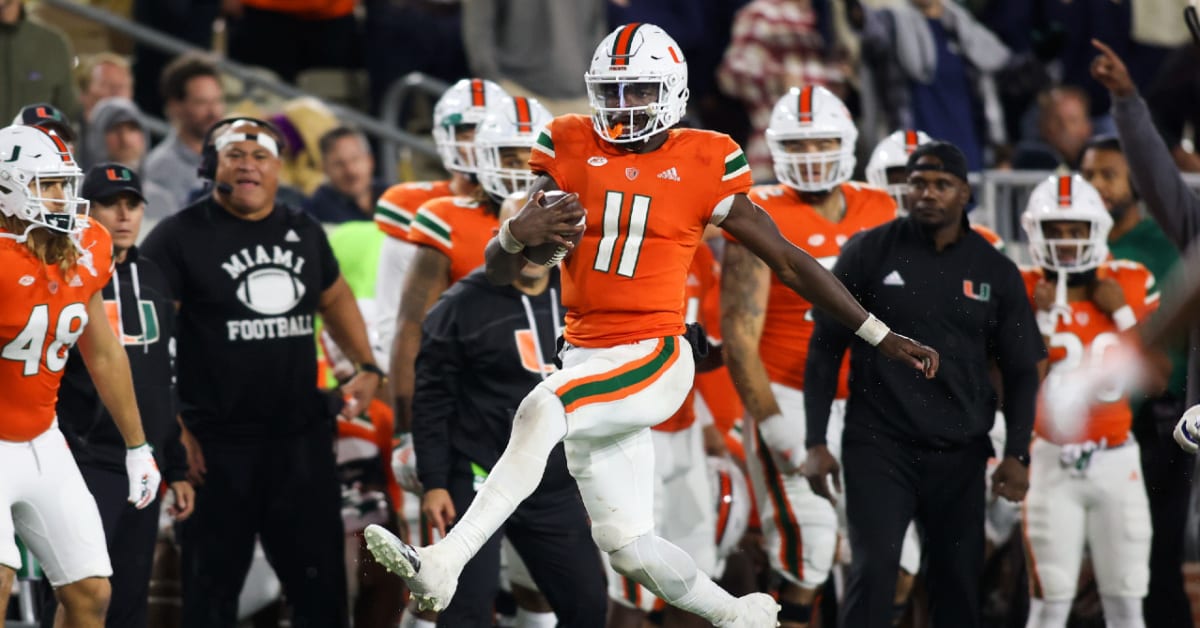 Miami Hurricanes Quarterback Jacurri Brown’s First Start showed him ...