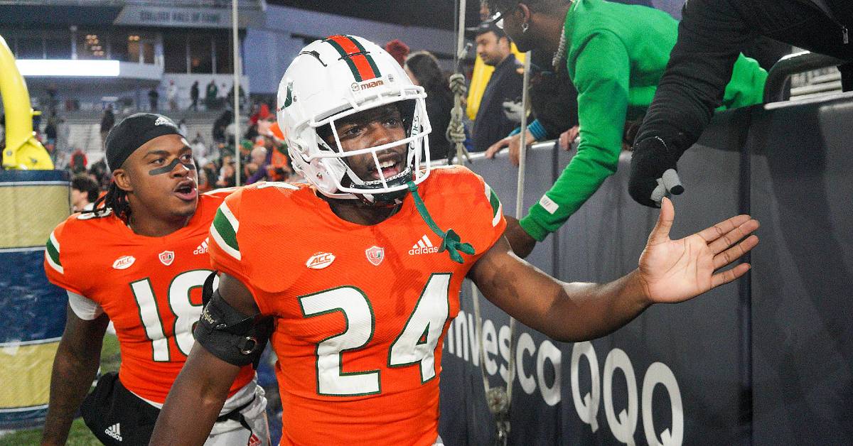 Miami Hurricanes All-American Safety Kamren Kinchens Must Lead Defense ...