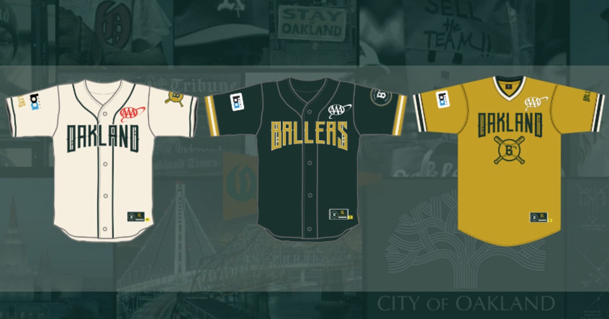 Oakland Ballers Unveil Jerseys - Sports Illustrated Oakland Athletics ...