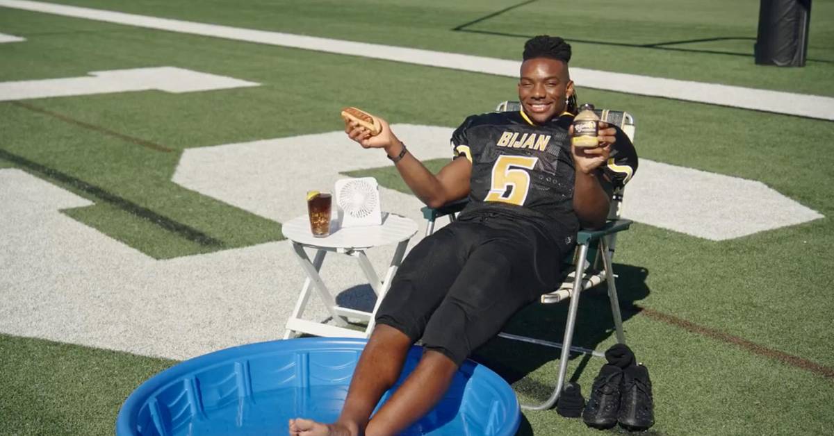 Falcons’ Bijan Robinson Released a Cringeworthy Ad for His Mustard and ...
