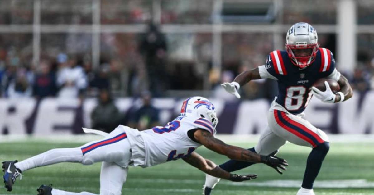 Rising Rookie: Demario Douglas Helps New England Patriots Upset Buffalo ...