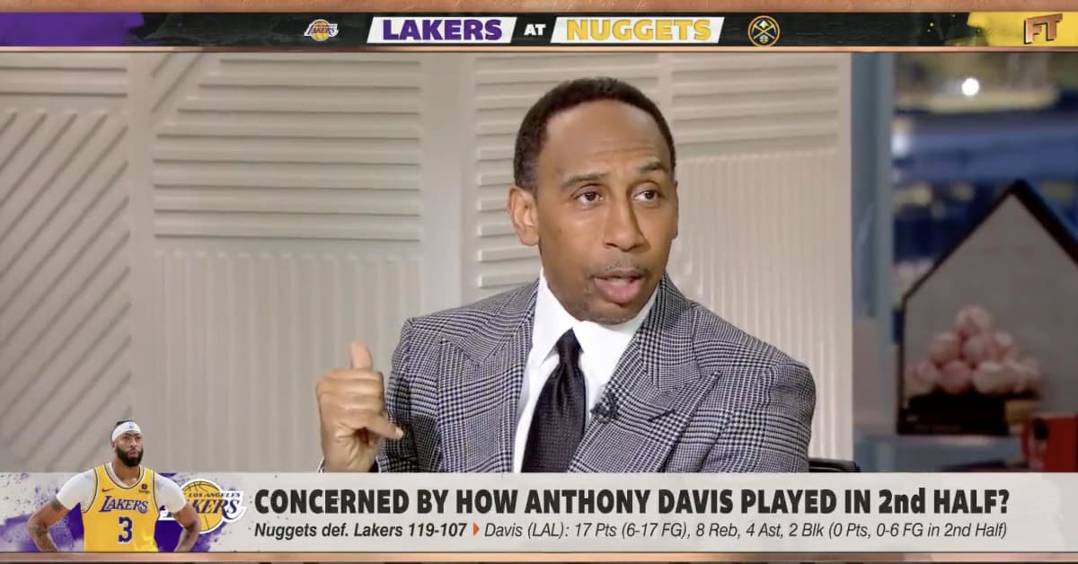 Lakers: Stephen A. Smith Doubles Down on New Nickname for Anthony Davis ...