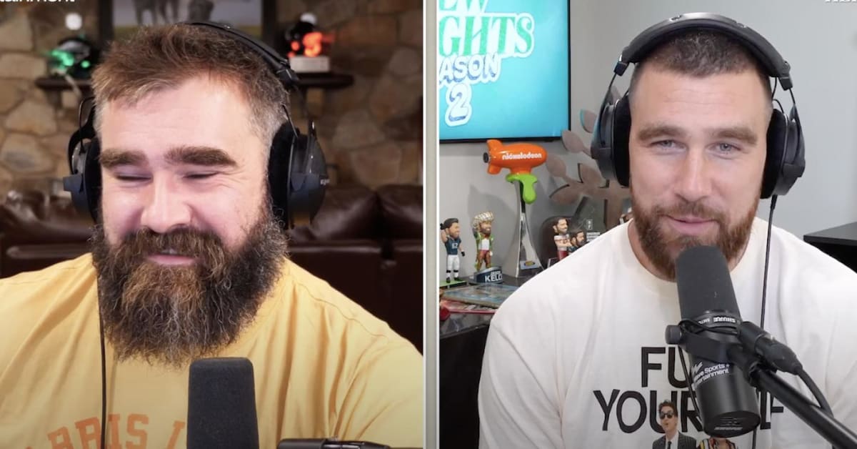 Travis Kelce Had Jason Kelce Laughing So Hard With His Pick for the ...