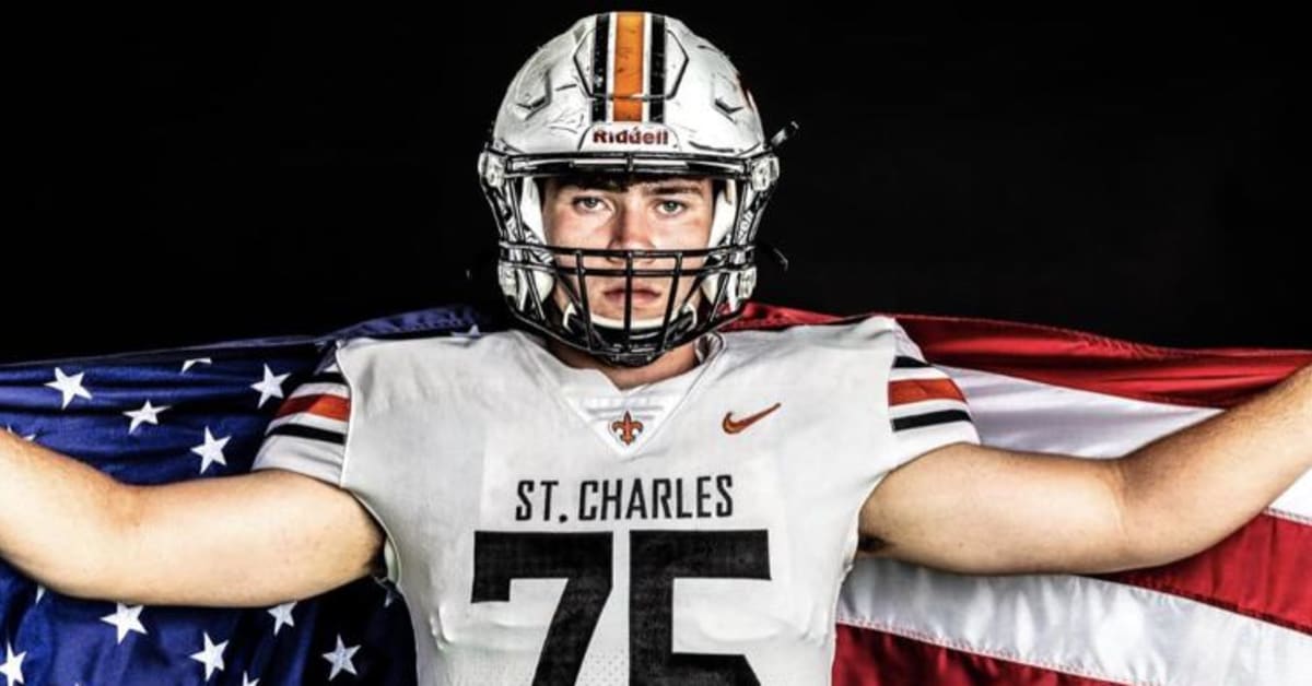 2023 offensive lineman Austin Barrett recaps Wisconsin visit - Sports ...