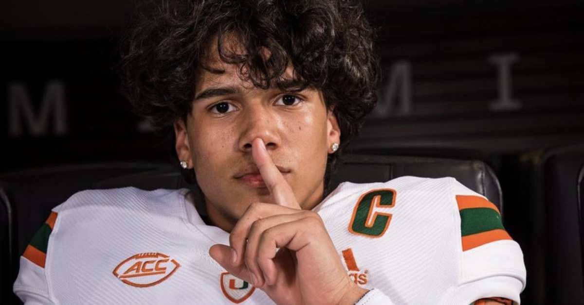 Blue-Chip Linebacker Recruit Tony Rojas Visits Miami Hurricanes, Will ...
