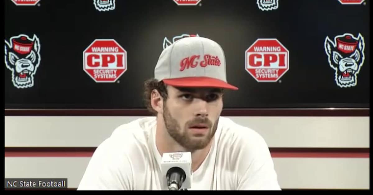 Postgame: Payton Wilson Discusses NC State's win over Texas Tech ...