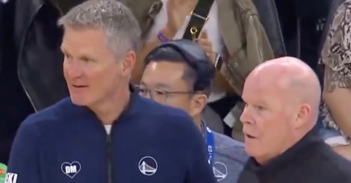 Steve Kerr, Steve Clifford Had Priceless Reaction to Warriors-Hornets ...