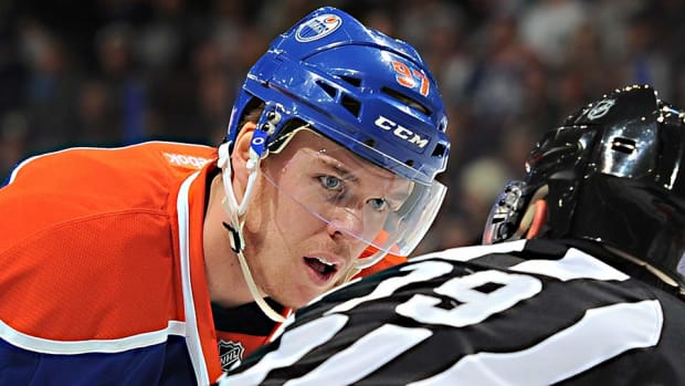Edmonton Oilers rookie Connor McDavid workout, body - Sports Illustrated