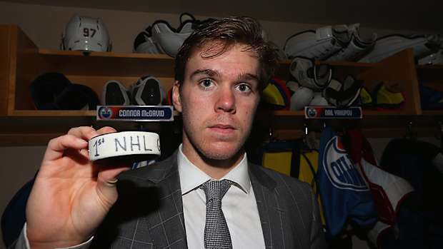 Edmonton Oilers rookie Connor McDavid workout, body - Sports Illustrated