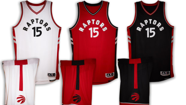 Drake unveils new Raptors uniforms during a Toronto concert - Sports ...