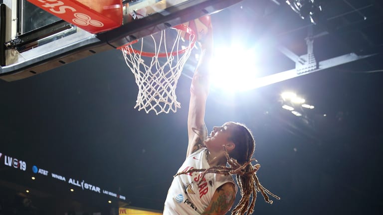 Brittney Griner dunk video: Sets WNBA All-Star Game record with three ...