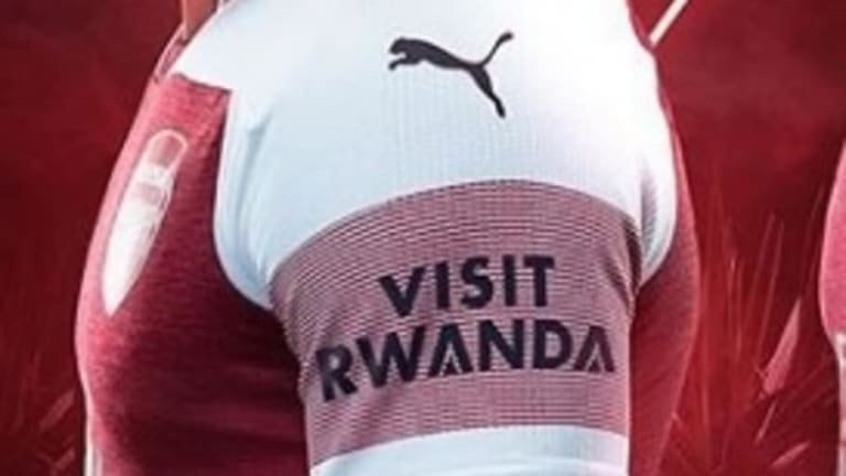 Arsenal Unveil 'Visit Rwanda' as New Sleeve Sponsor Supporting Country ...