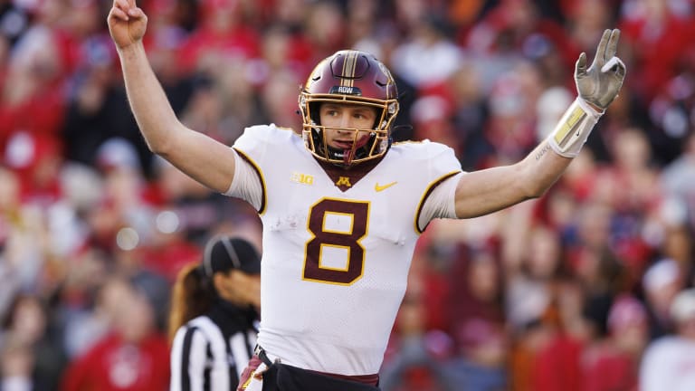 Athan Kaliakmanis comes alive as Gophers beat Badgers in Wisconsin ...