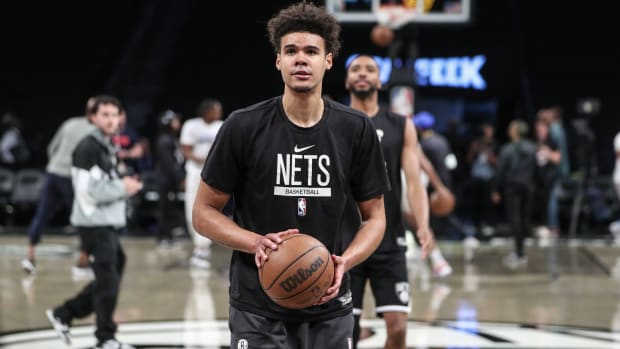 Nets exercise caution with Cameron Johnson's minutes in season opener ...