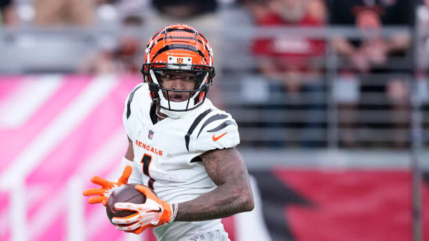 Cincinnati Bengals Wide Receiver Ja'Marr Chase on Bengals' Longest ...