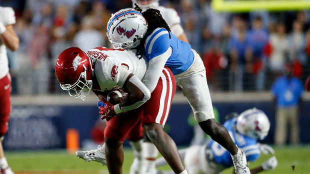 No. 16 Ole Miss Rebels Hold Off Arkansas Razorbacks to Win Defensive Struggle in Oxford - The ...
