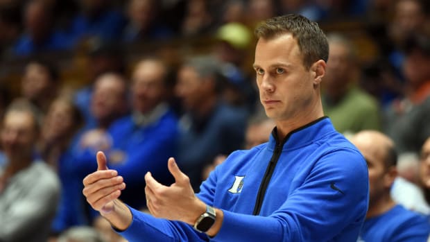 Duke basketball coaches drop in on long-limbed 2024 target - Sports ...