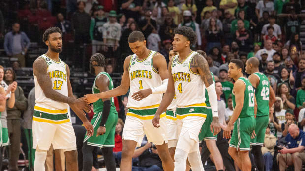 Houston Rockets Bid Farewell To Classic Edition Uniforms Sported During ...