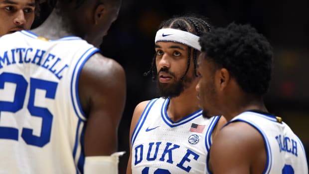 Reaggravated injury sidelines Duke basketball point guard again ...