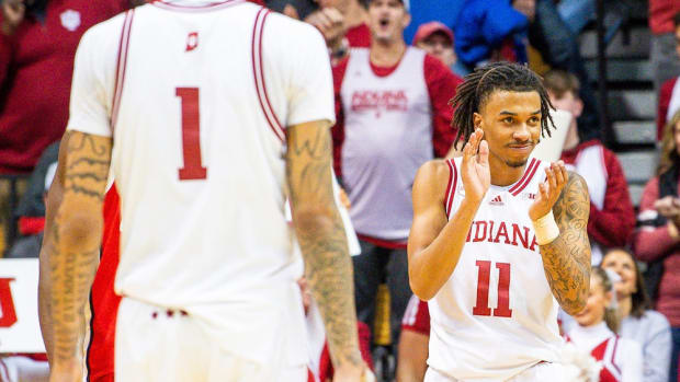 CJ Gunn Energizes Indiana With Outside Shooting, Defense in Win Over ...