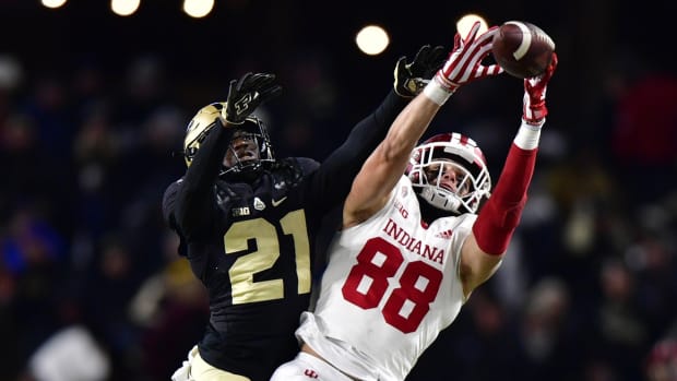 Former Indiana Tight End AJ Barner Commits to Michigan - Sports ...