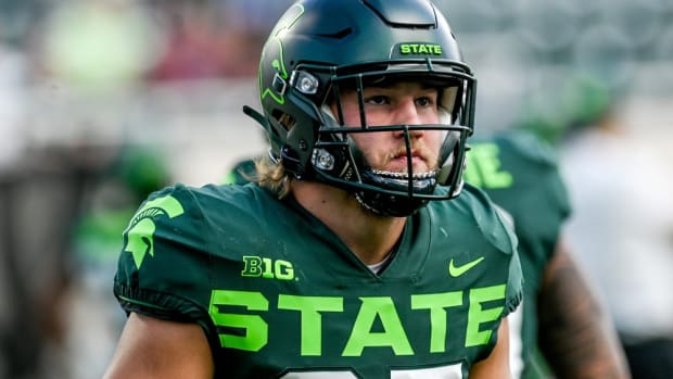 Michigan State football's Bryce Baringer, Cal Haladay highlight All-Big ...