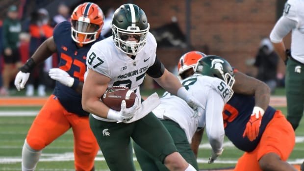 Michigan State tight end Tyler Hunt declares for 2023 NFL Draft ...