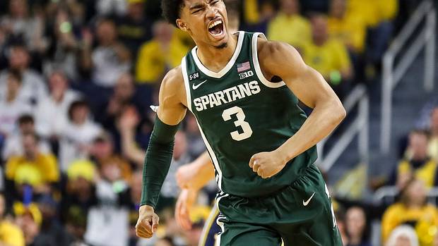 Michigan State basketball's Jaden Akins is a budding star - Sports ...