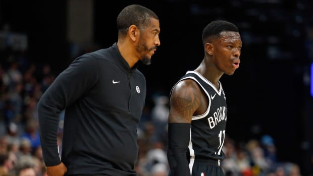 Brooklyn Nets Celebrate Kevin Ollie's First Win - Sports Illustrated ...