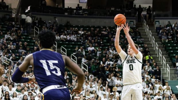 Michigan State basketball freshman Jaxon Kohler flashes potential in ...