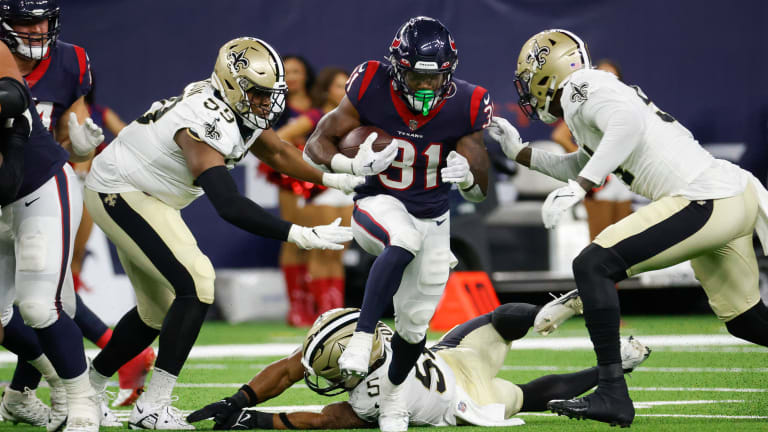 Houston Texans Make it Official: Rookie RB Dameon Pierce is Depth-Chart ...