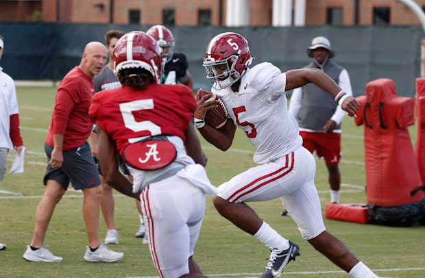 Photos from Alabama Football's Second Practice of the Bye Week - Sports ...