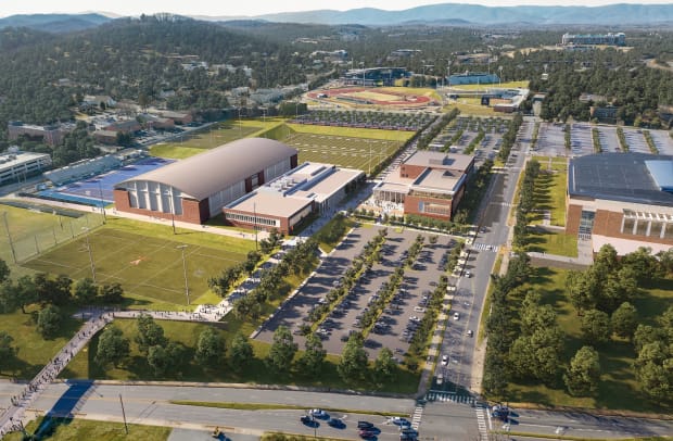WATCH: UVA Officially Breaks Ground on New Football Facility - Sports ...