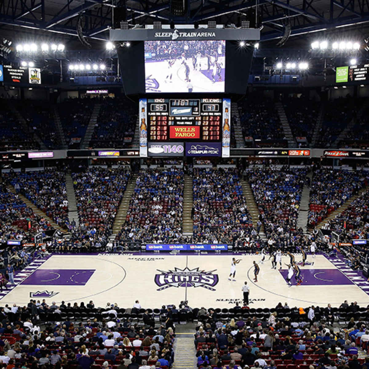 Sleep Train Arena Scoreboard
