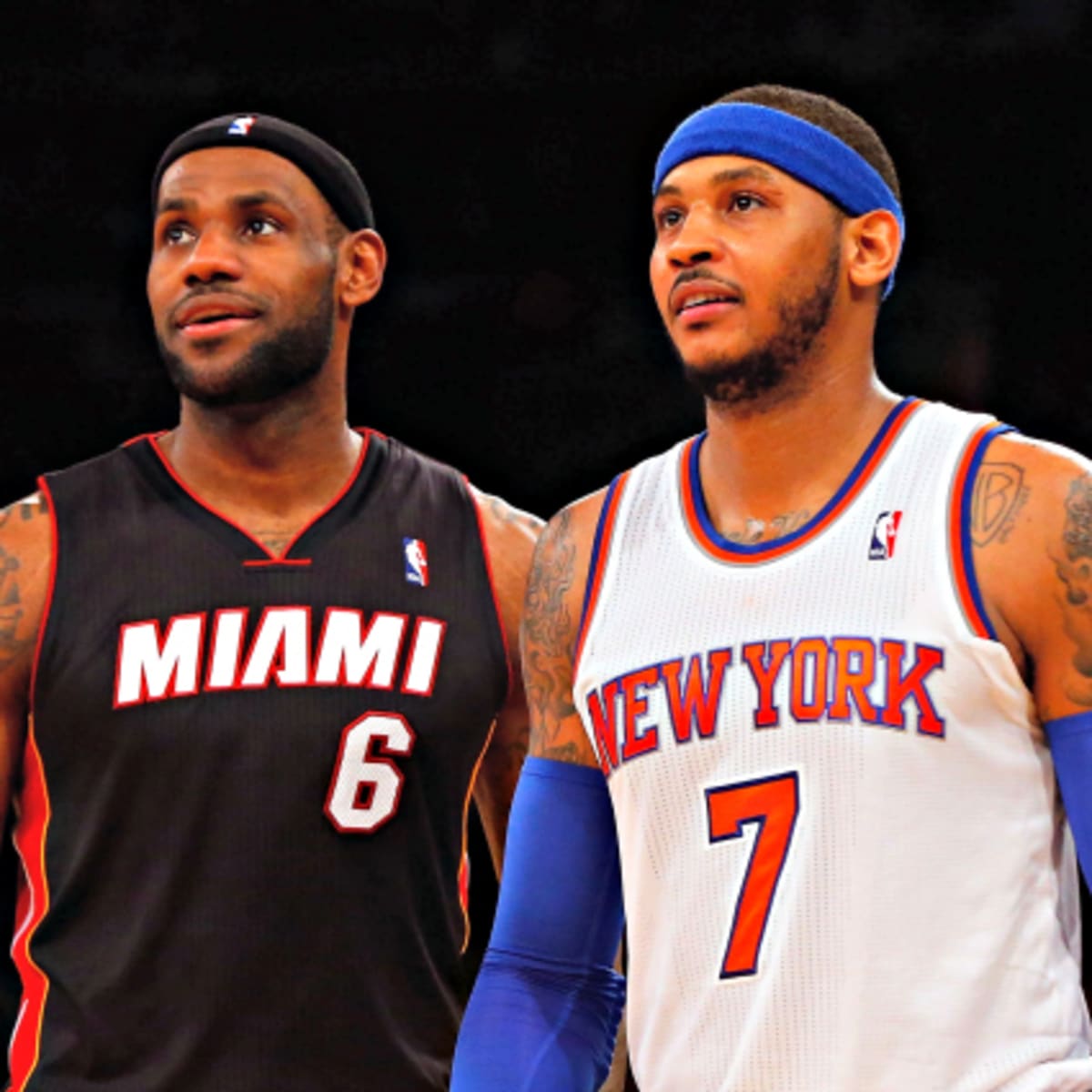 Carmelo Anthony Heat Uniform